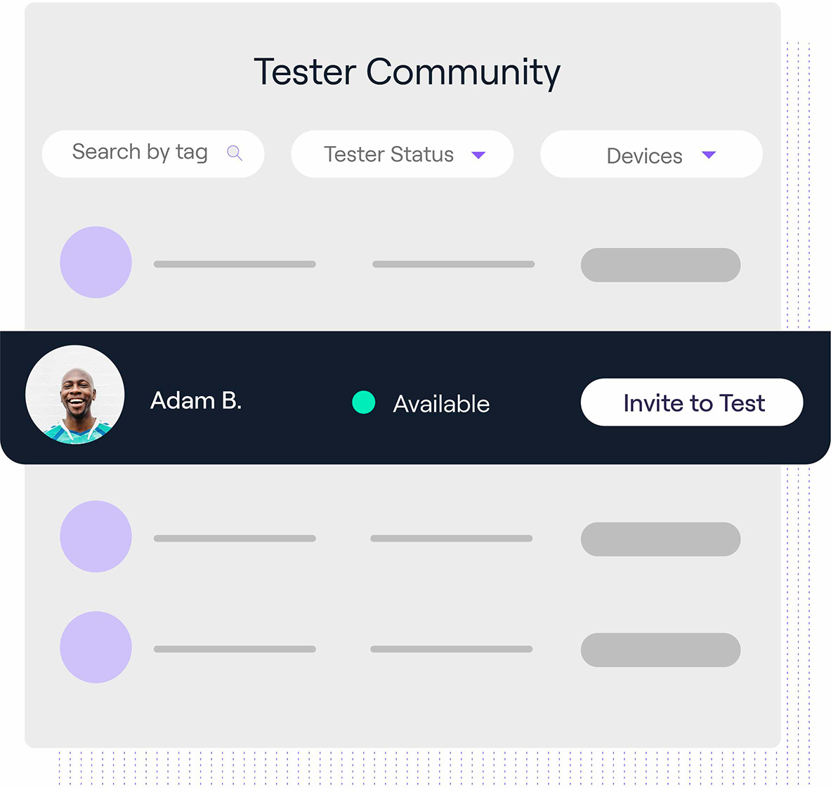 Recruit Beta Testers and User Research Participants